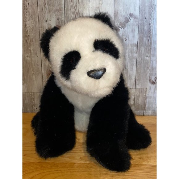 Gund | Toys | Nwt Gund World Wildlife Fund Panda Bear Plush Black White ...